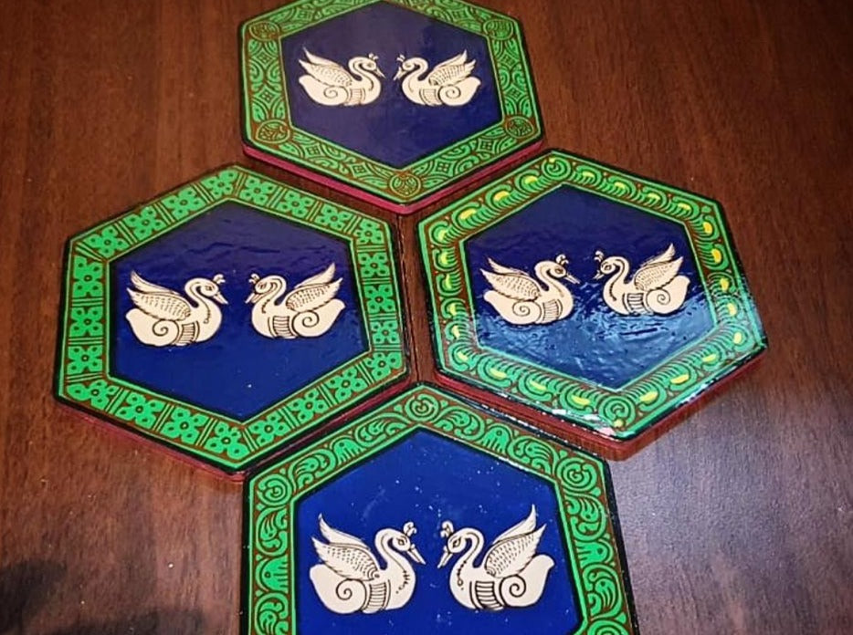 DESIGNER SWAN COASTERS – Fabodisha